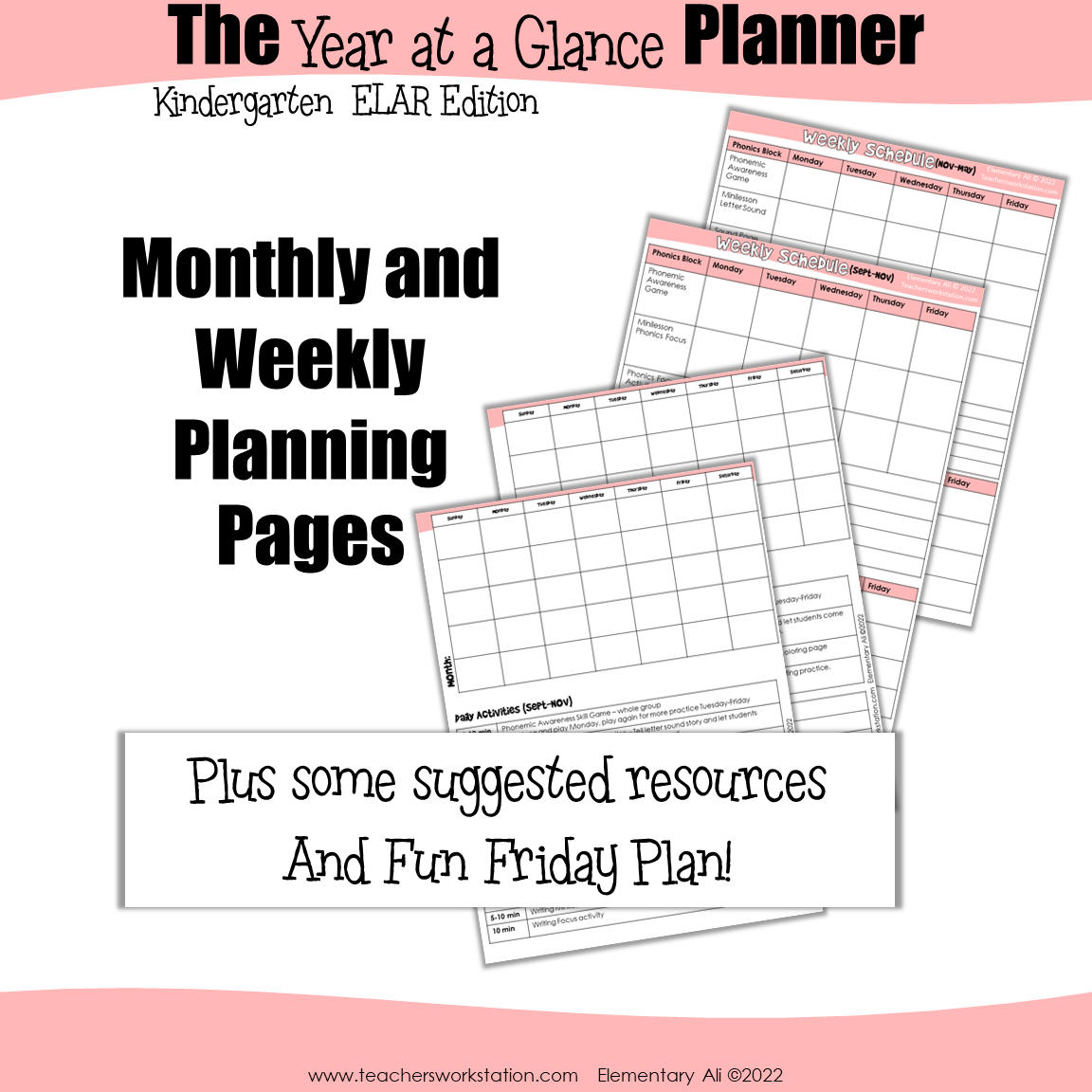 Kindergarten ELAR Curriculum Guide – Learn Through Play Prek – Play ...